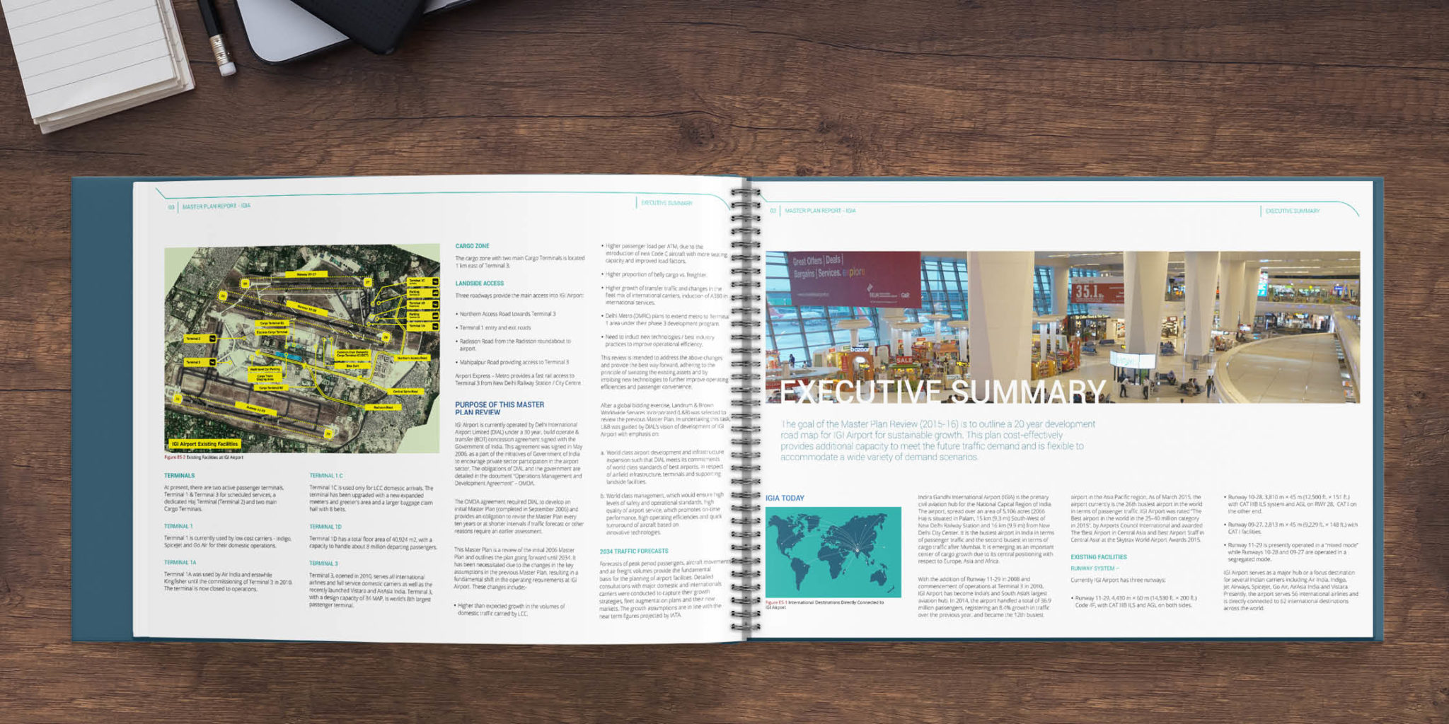 Report Design for Delhi Airport - Rezonant Design